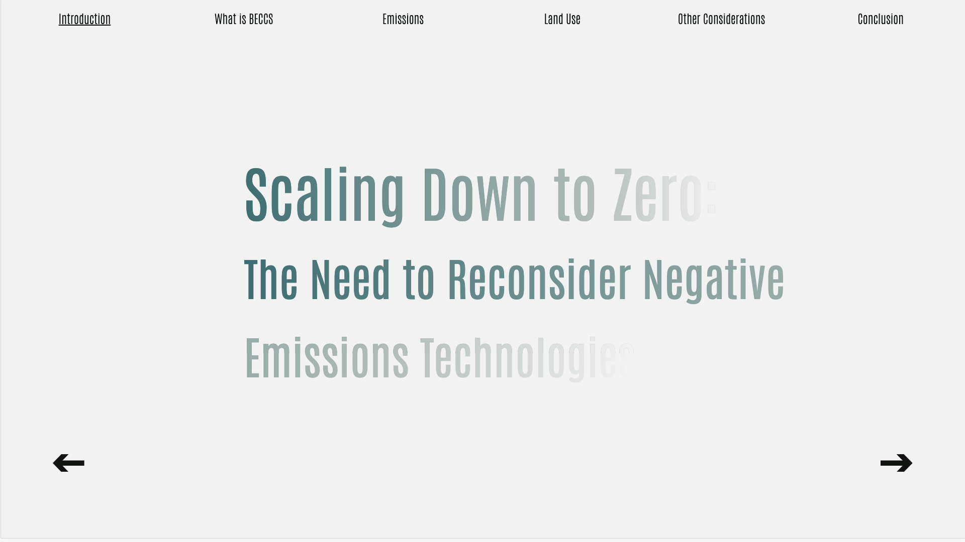Scaling Down to Zero